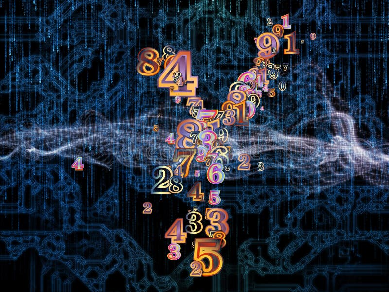 Digital Wave stock illustration. Illustration of network - 183093667