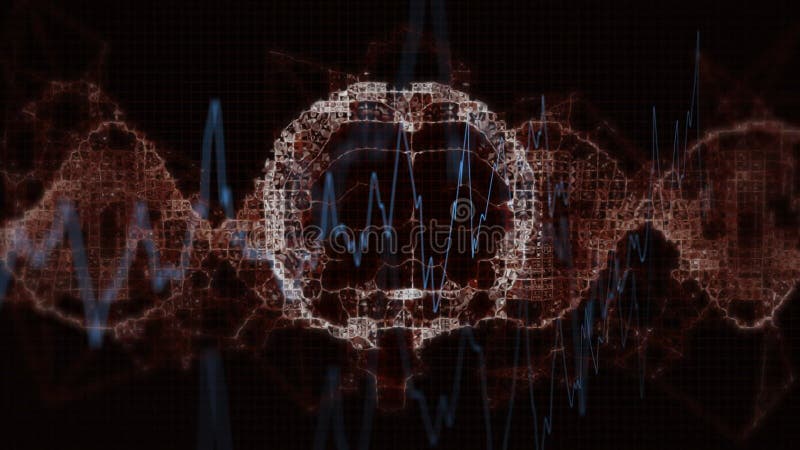 Digital Waveform and Circular Patterns Creating Dynamic Data ... Digital Waveform and Circular Patterns Creating Dynamic Data ...