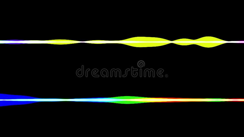 Digital Waveform Spectrum Set Stock Video - Video of volume, audio ...