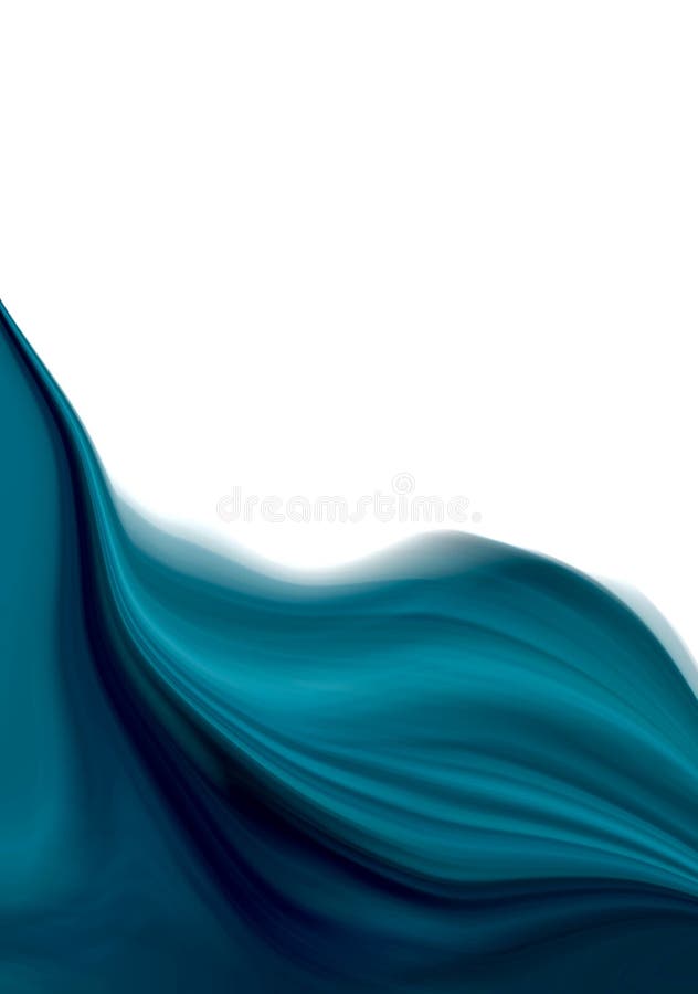 Digital Waves Turquoise and White Abstract Background Stock ...