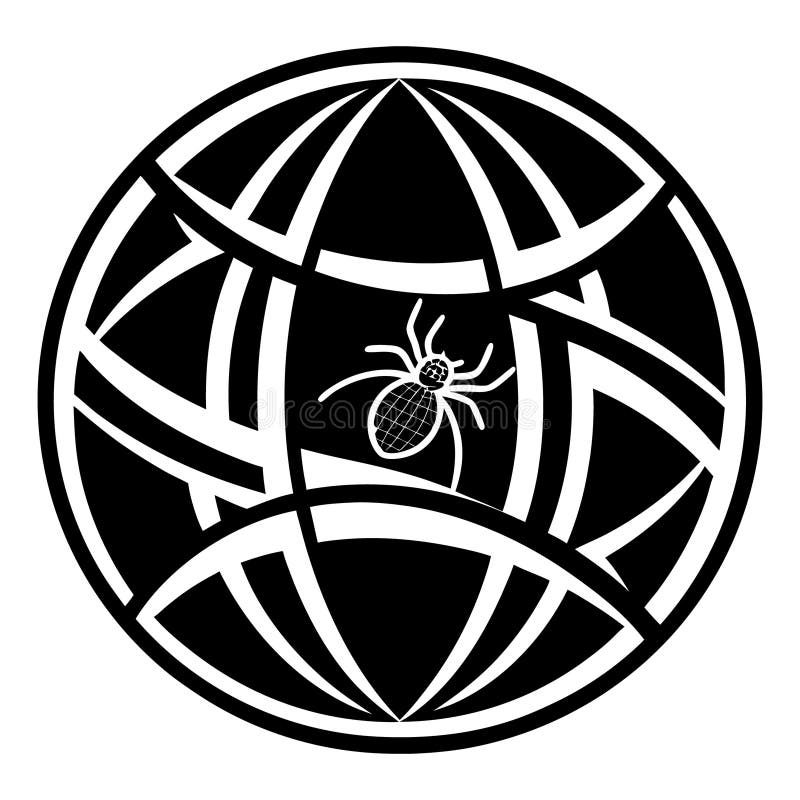 The Digital Web stock vector. Illustration of symmetry - 366815773