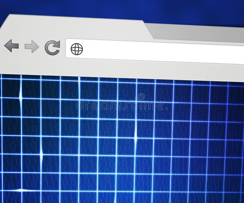 Digital Web Browser stock image. Image of address, network - 25533679