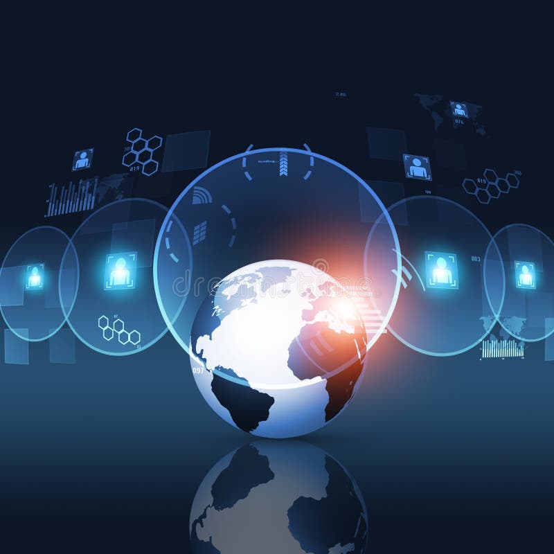 Digital Web Interface stock illustration. Illustration of choice - 48675993