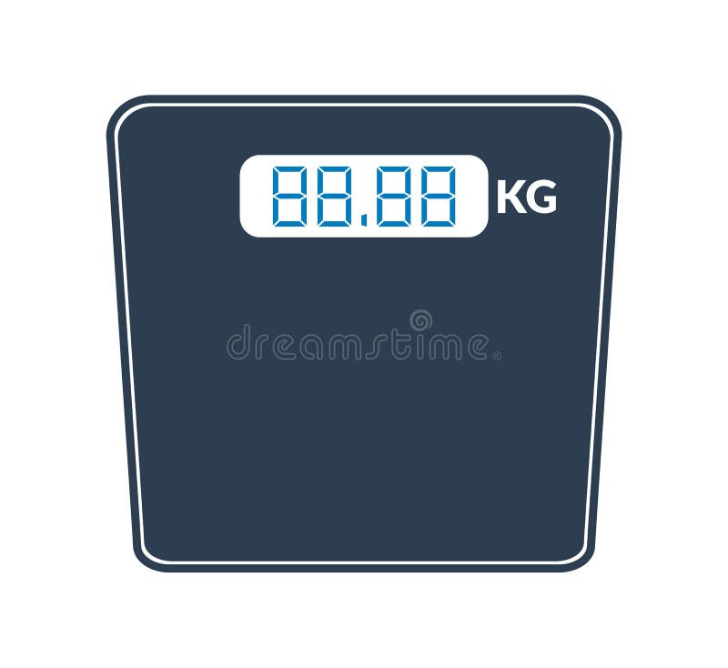 Digital Weight scale icon. stock vector. Illustration of dial - 183197148