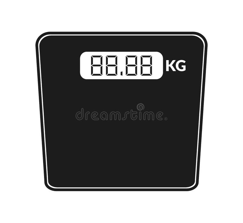 Digital Weight scale icon. stock vector. Illustration of design - 225052567