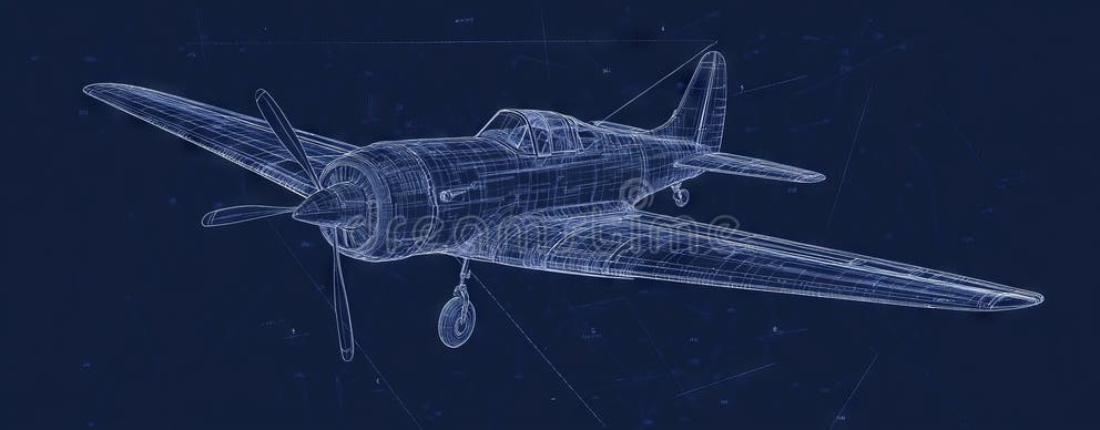 A Digital Wireframe Representation of a Modern Aircraft Engineering ...