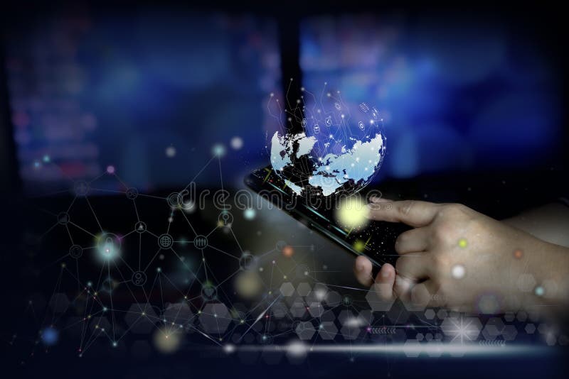 Digital Wireless Technology, Internet Network Connection Big Data Stock ... Digital Wireless Technology, Internet Network Connection Big Data Stock ...