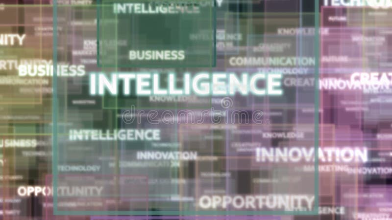 Digital Word Cloud , Creative Concept of Business and Technology ...