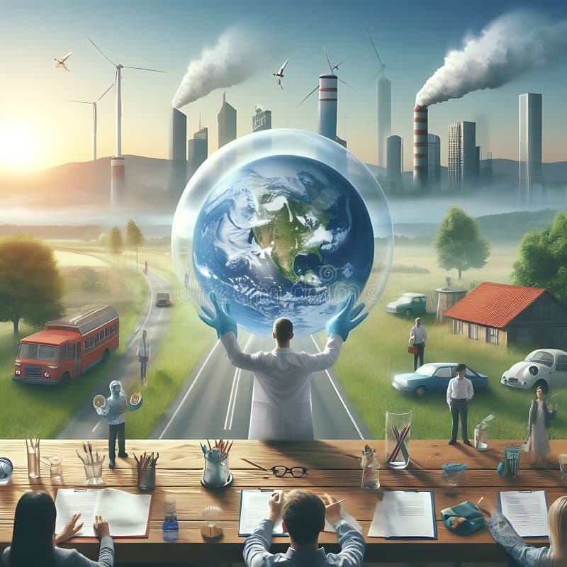 A Digital Work of Art Depicting the Future on a Mission To Save the ...