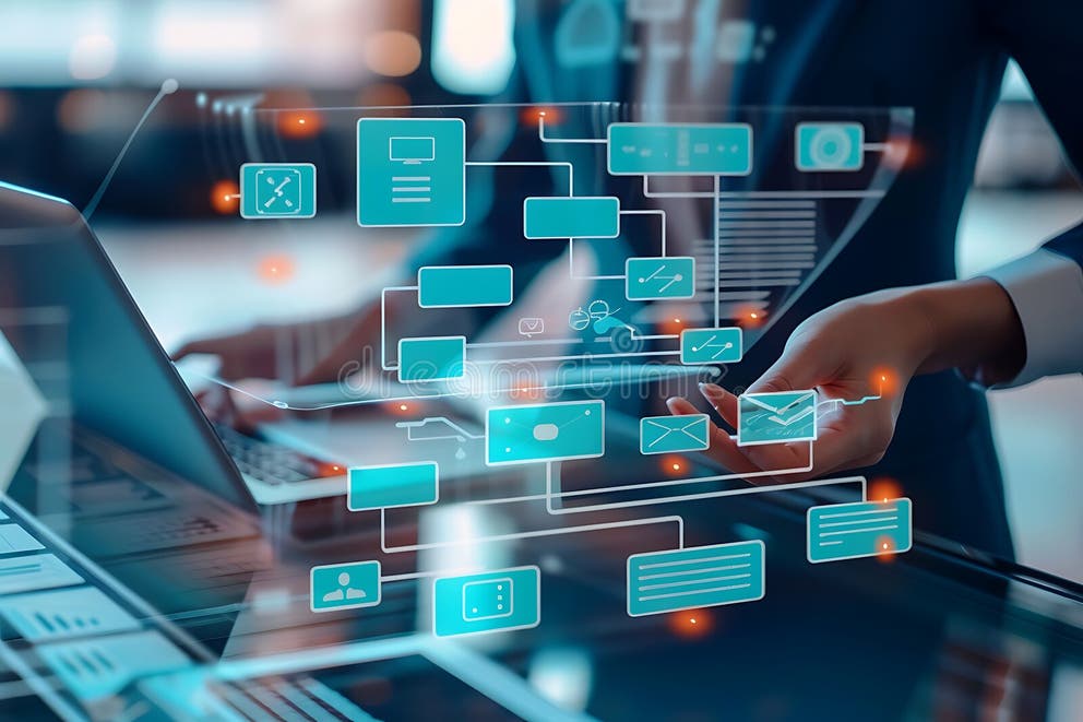 Digital Workflow Automation Modern Business Process Management System ...