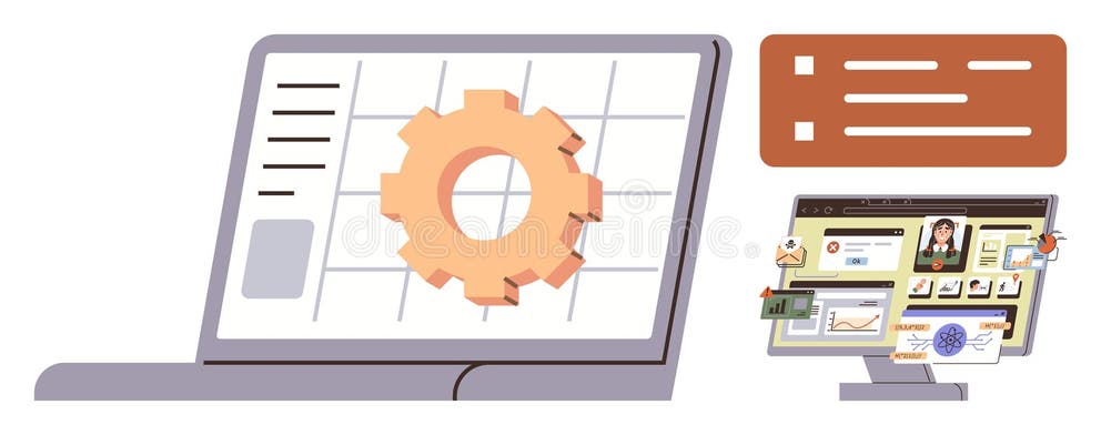 Digital Workflow Applications Stock Illustrations – 1,154 Digital ...