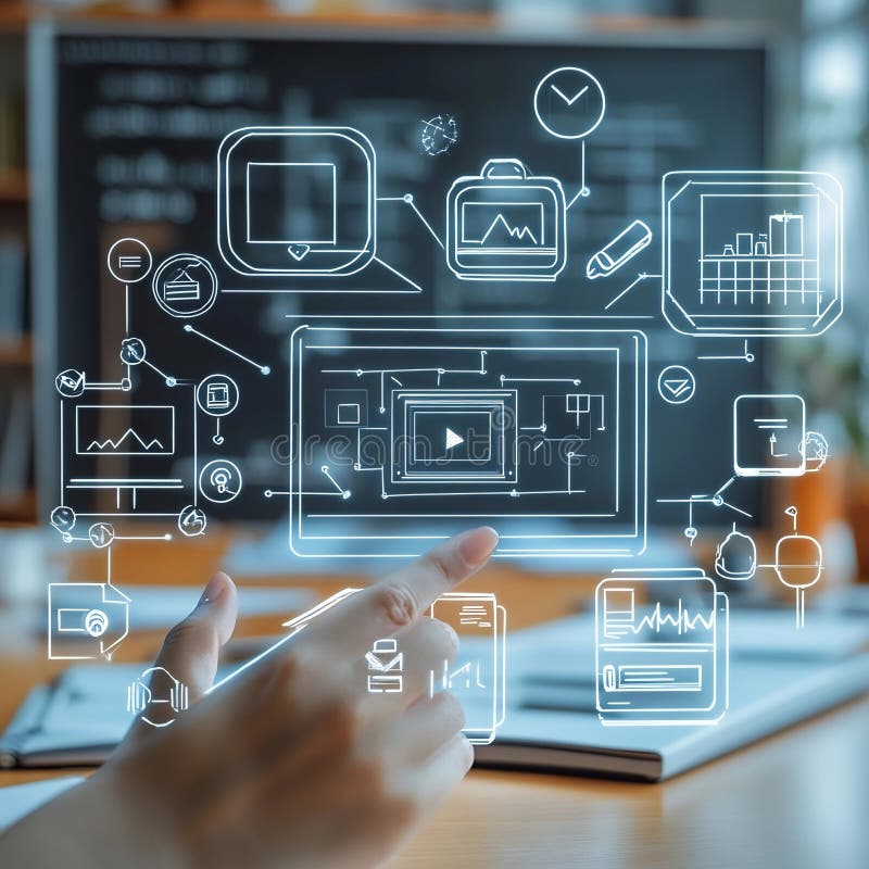 Digital Workplace Technology Dashboard Concept with Analytics ...