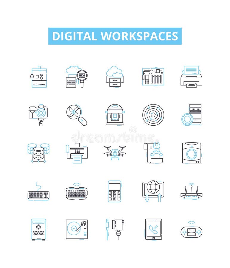Digital Workspaces Stock Illustrations – 1,219 Digital Workspaces Stock ...