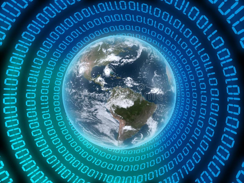 Digital world stock illustration. Illustration of nations - 1760492