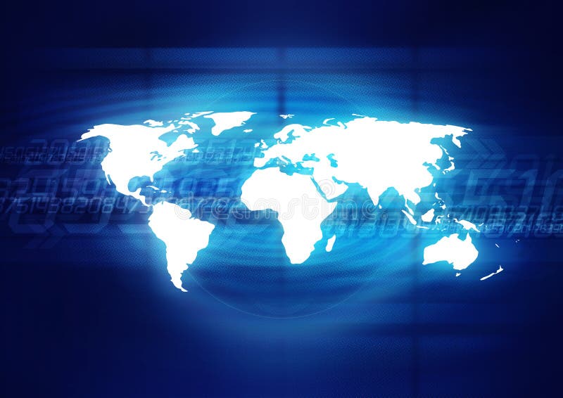 Digital World stock illustration. Illustration of design - 3080655