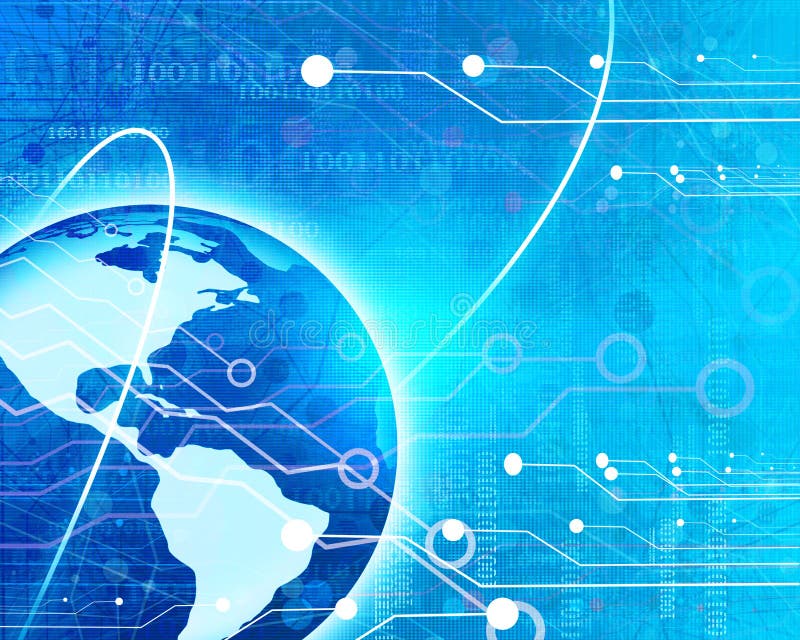 Digital world stock illustration. Illustration of connect - 4179655