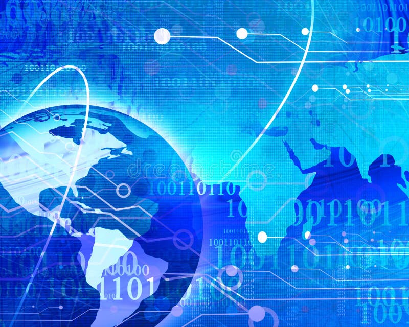 Digital world stock illustration. Illustration of digital - 4227267
