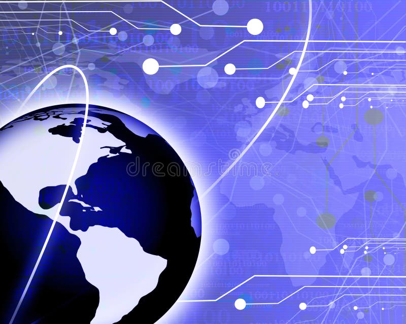 Digital world stock illustration. Illustration of africa - 4282169