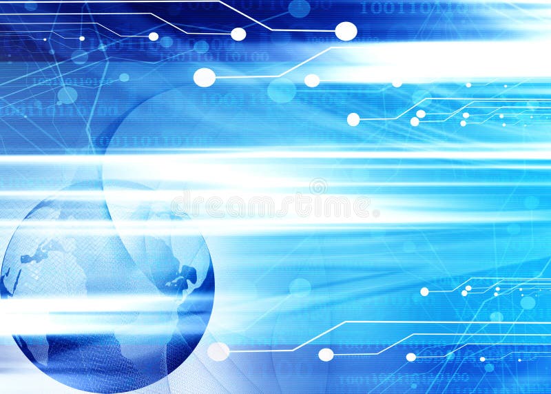 World Technology Business Banner Background 5G Stock Illustration ...
