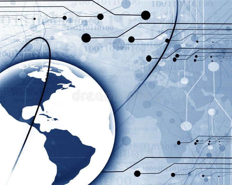 Digital world stock illustration. Illustration of internet - 6768212