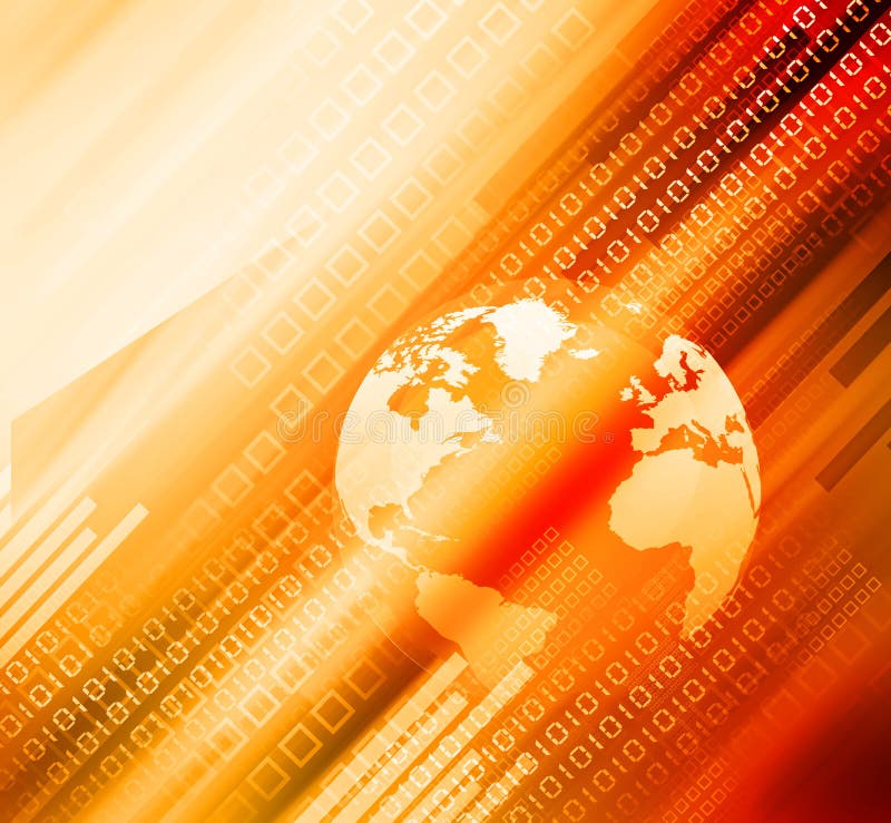 Digital world stock photo. Image of beautiful, globe - 47541468