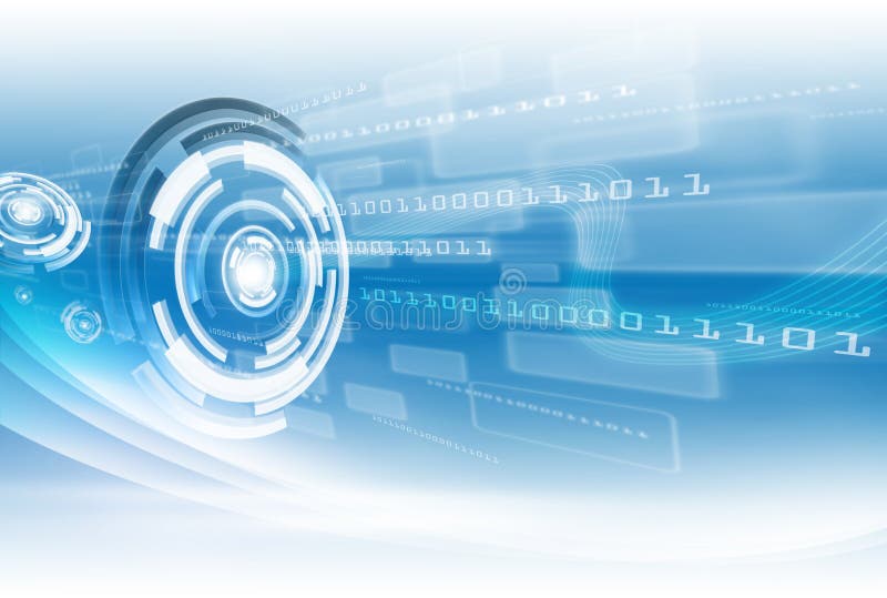 Digital World Background stock illustration. Illustration of connection ...