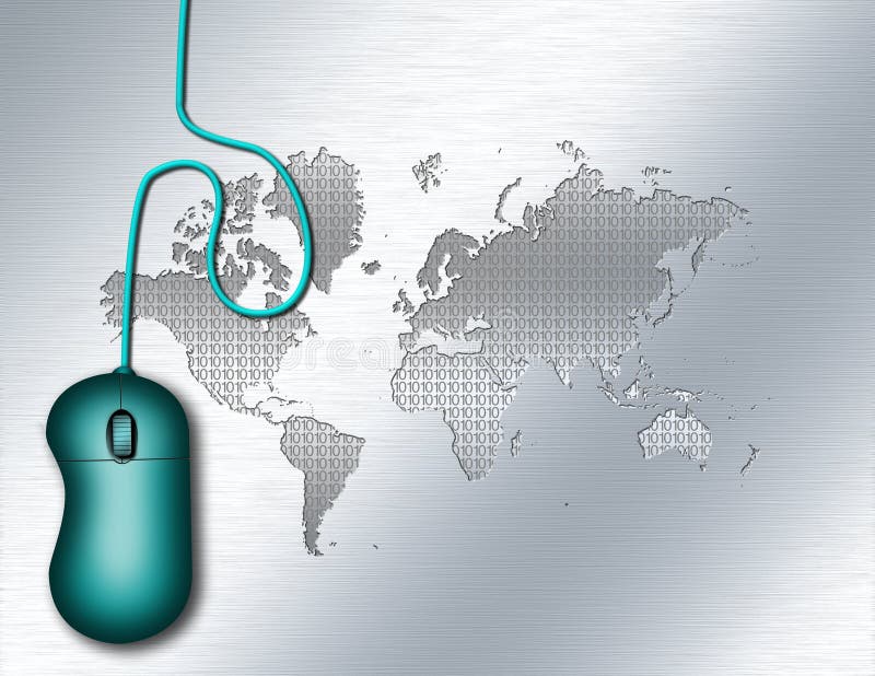 Digital World stock illustration. Illustration of conceptual - 110877557