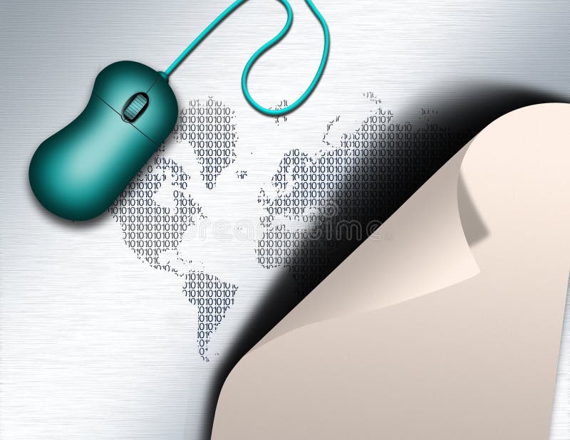 Digital World stock illustration. Illustration of concept - 112014155