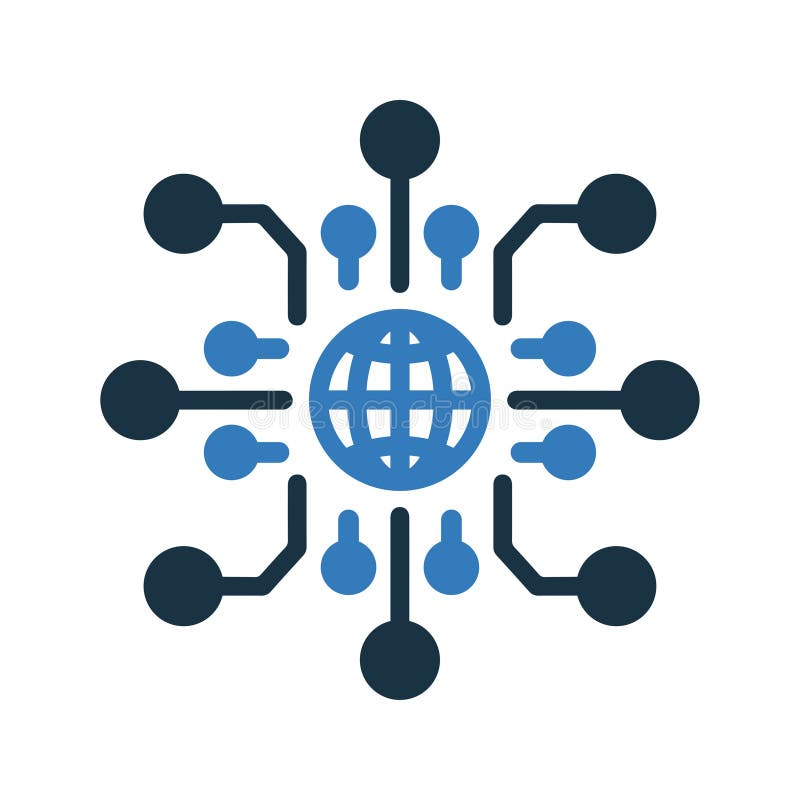 Digital World, Digitization Icon Stock Illustration - Illustration of ... Digital World, Digitization Icon Stock Illustration - Illustration of ...