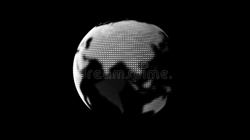 Digital World Map Animation Stock Footage - Video of globalization ...