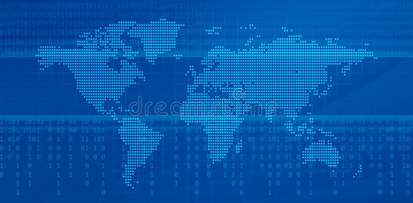 Dot Matrix World Map Stock Illustrations – 1,048 Dot Matrix World Map ...