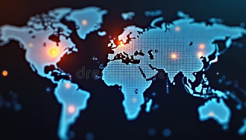 Global Economic Activity Points Stock Illustrations – 61 Global ...
