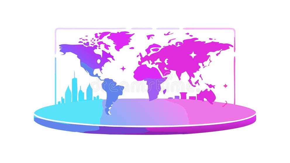 Global Data Flow World Map Icon Stock Illustrations – 443 Global Data ...