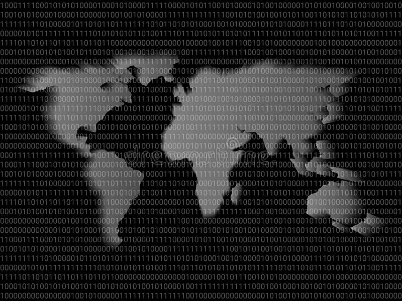 Digital World Map Sign Binary Code with Binary Digits 1 and 0. Stock ... Digital World Map Sign Binary Code with Binary Digits 1 and 0. Stock ...