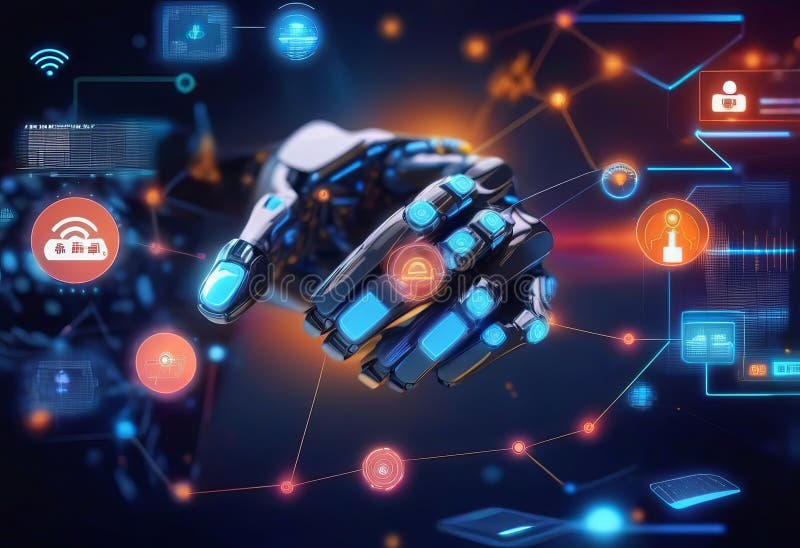 Digital World Metaverse Smart Technology, AI Artificial Intelligence ...