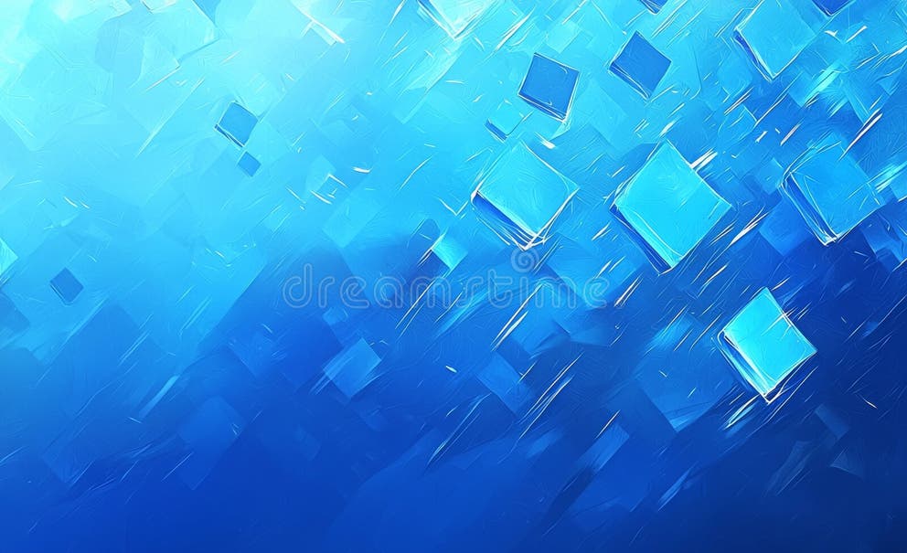 The Digital World Visualized As Blocks of Information within a ...