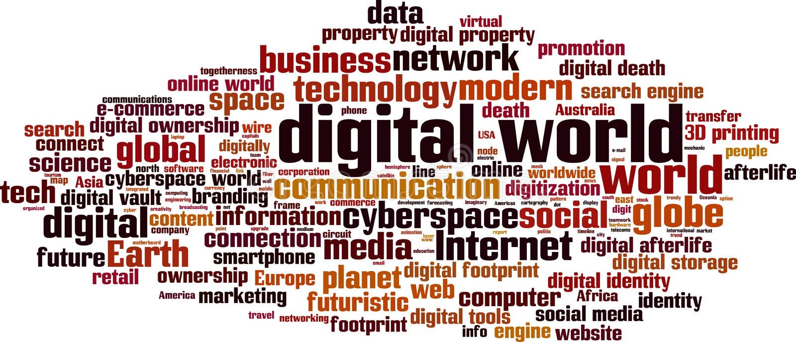 Digital Footprint Word Cloud Stock Vector - Illustration of internet ... Digital Footprint Word Cloud Stock Vector - Illustration of internet ...