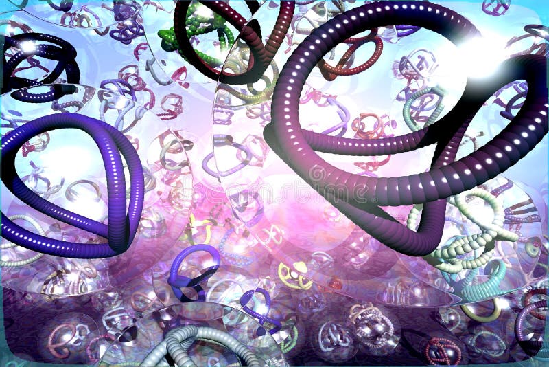 Digital worms stock illustration. Illustration of bacteria - 4290821