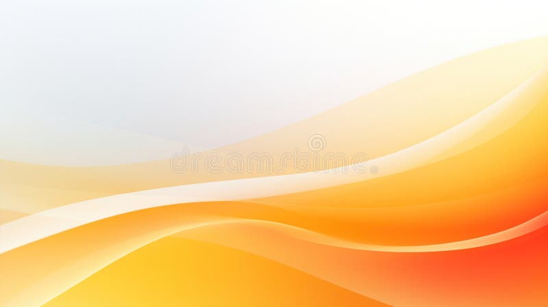 Digital Yellow Orange White Gradient Curve Abstract Graphic Poster AI ...
