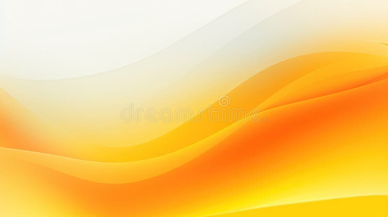 Digital Yellow Orange White Gradient Curve Abstract Graphic Poster AI ...