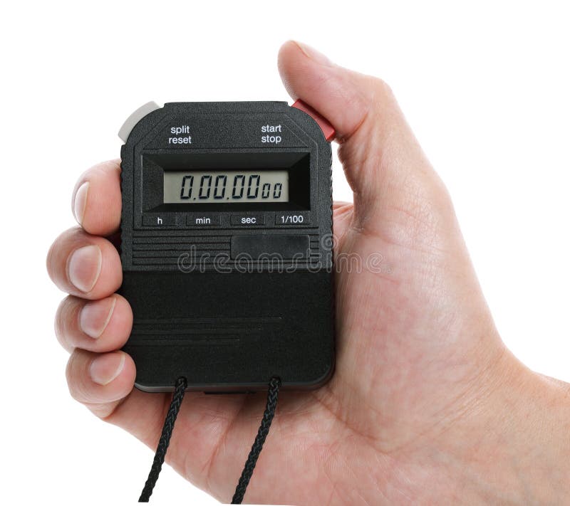 Digitale chronometer stock foto. Image of instrument - 16539476
