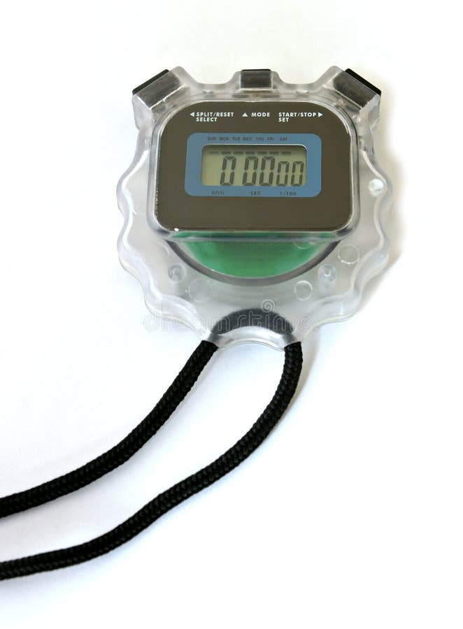 Digitale Chronometer stock foto. Image of maatregel, kristal - 6494008