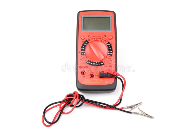 Digitale multimeter stock foto. Image of veiligheid, horizontaal - 26684572