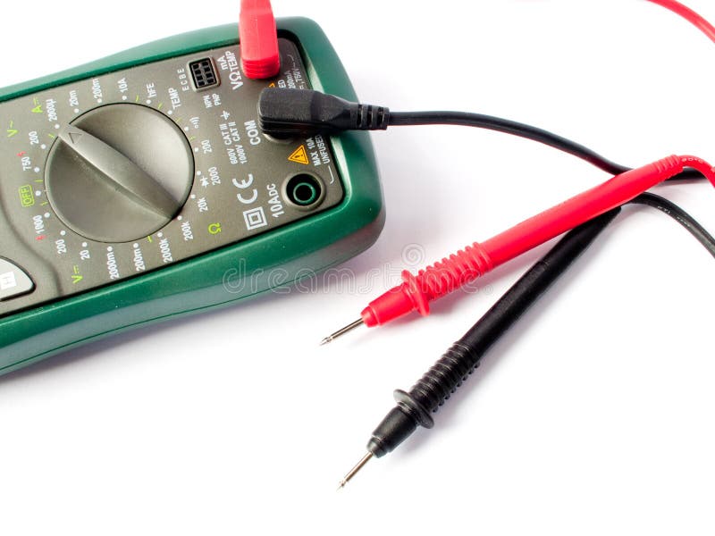 Digitale Multimeter Elektro Metende Apparatuur Stock Afbeelding - Image ...