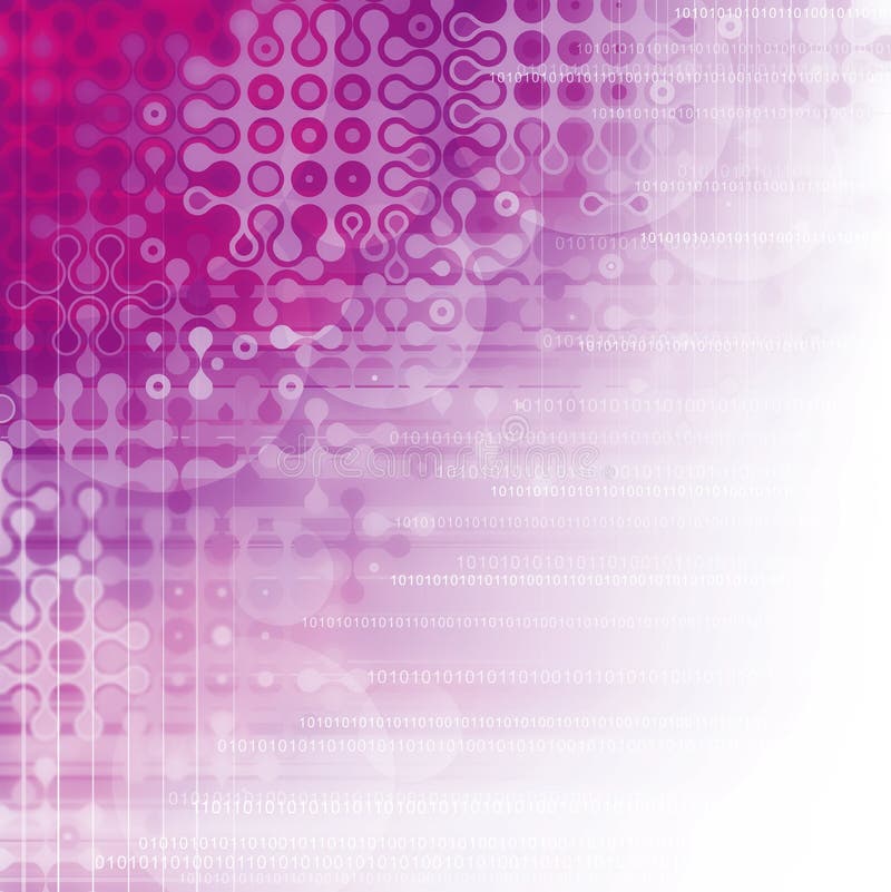 Digitale Purple stock illustratie. Illustratie bestaande uit ...