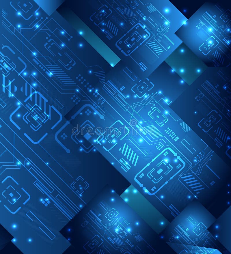 Digitale Samenvatting. Vector Achtergrond. Vector Illustratie ...