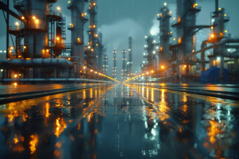 Digitalization Industry Concept. Automated and Technology Process Stock ...