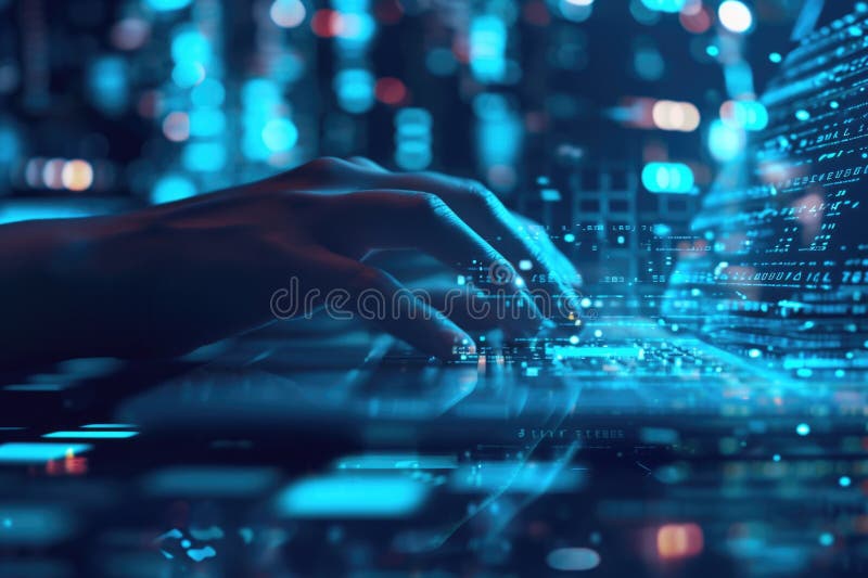 Digitalization and Mobile Communication Concept - Vector Illustration ... Digitalization and Mobile Communication Concept - Vector Illustration ...