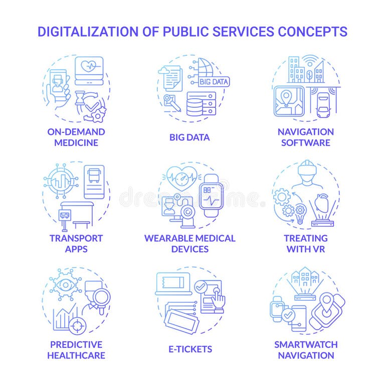 Digitalization Life Infographic Stock Illustrations – 23 Digitalization ...