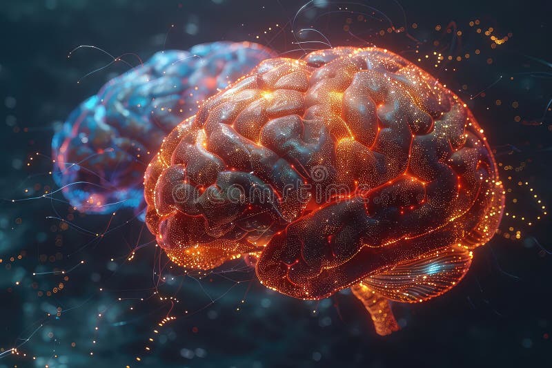 Digitalization of Thinking and Automation of Brain Function. Stock ...